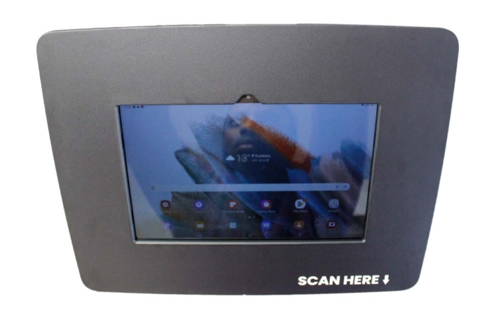 Saveo Mini Kiosk for Apple iPad and Android Tablets | Saveo Scan