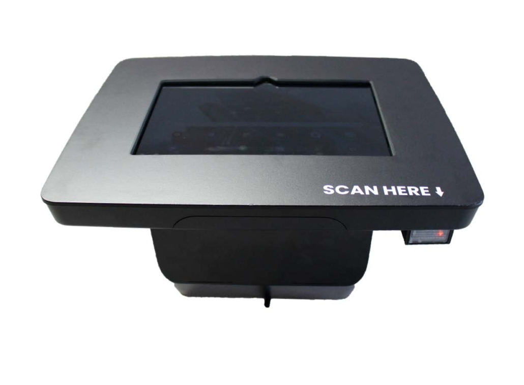 Saveo Mini Kiosk for Apple iPad and Android Tablets | Saveo Scan
